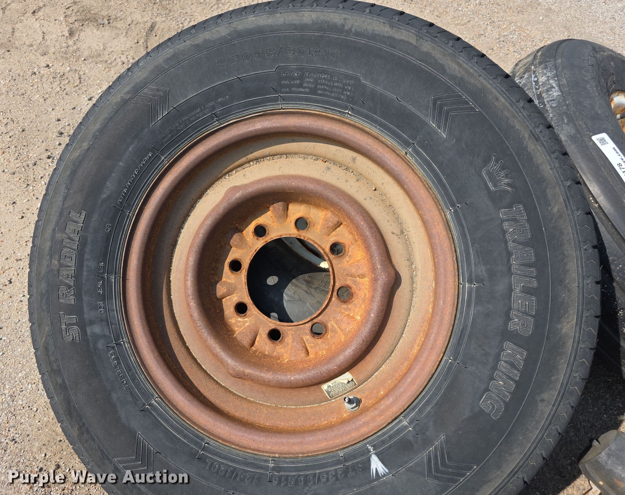 (3) tires and wheels in Topeka, KS | Item DZ6178 sold | Purple Wave