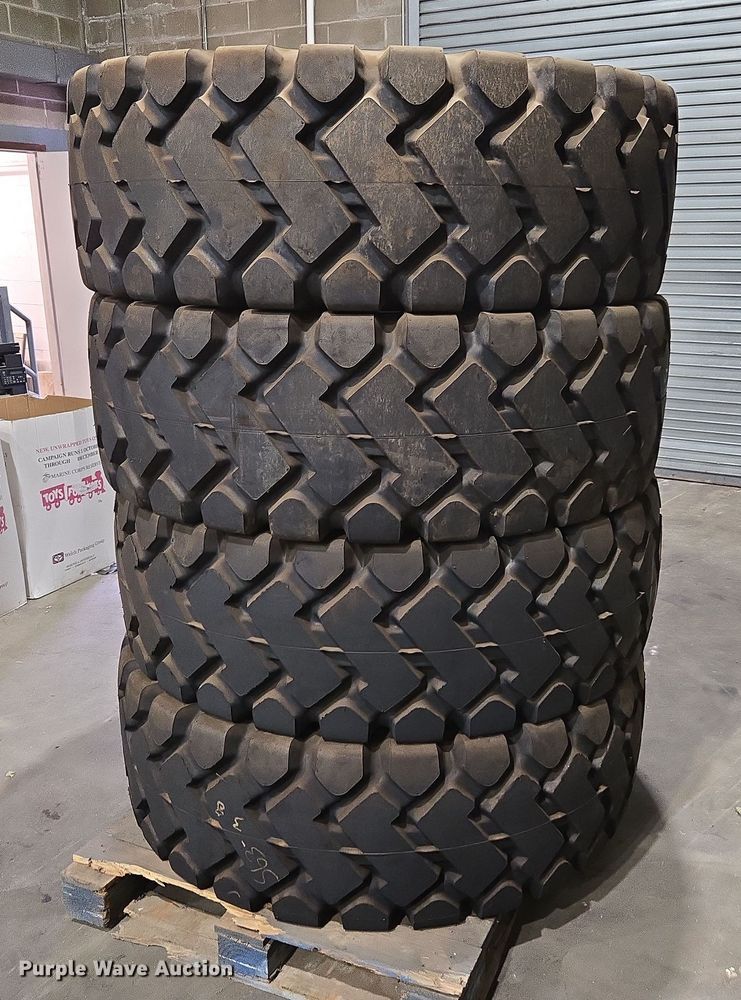 (4) Transking 20.5-25 tires in Yaphank, NY | Item EV4355 sold | Purple Wave