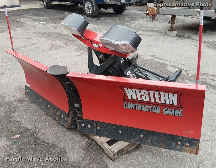 Western MVP Plus snow plow in Yaphank, NY | Item EV5057 sold | Purple Wave