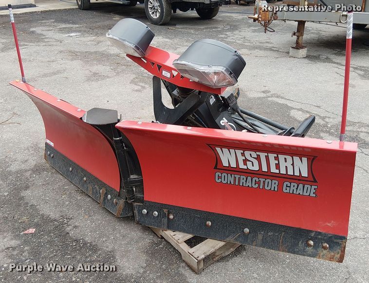 Western MVP Plus snow plow in Yaphank, NY | Item EV5060 sold | Purple Wave