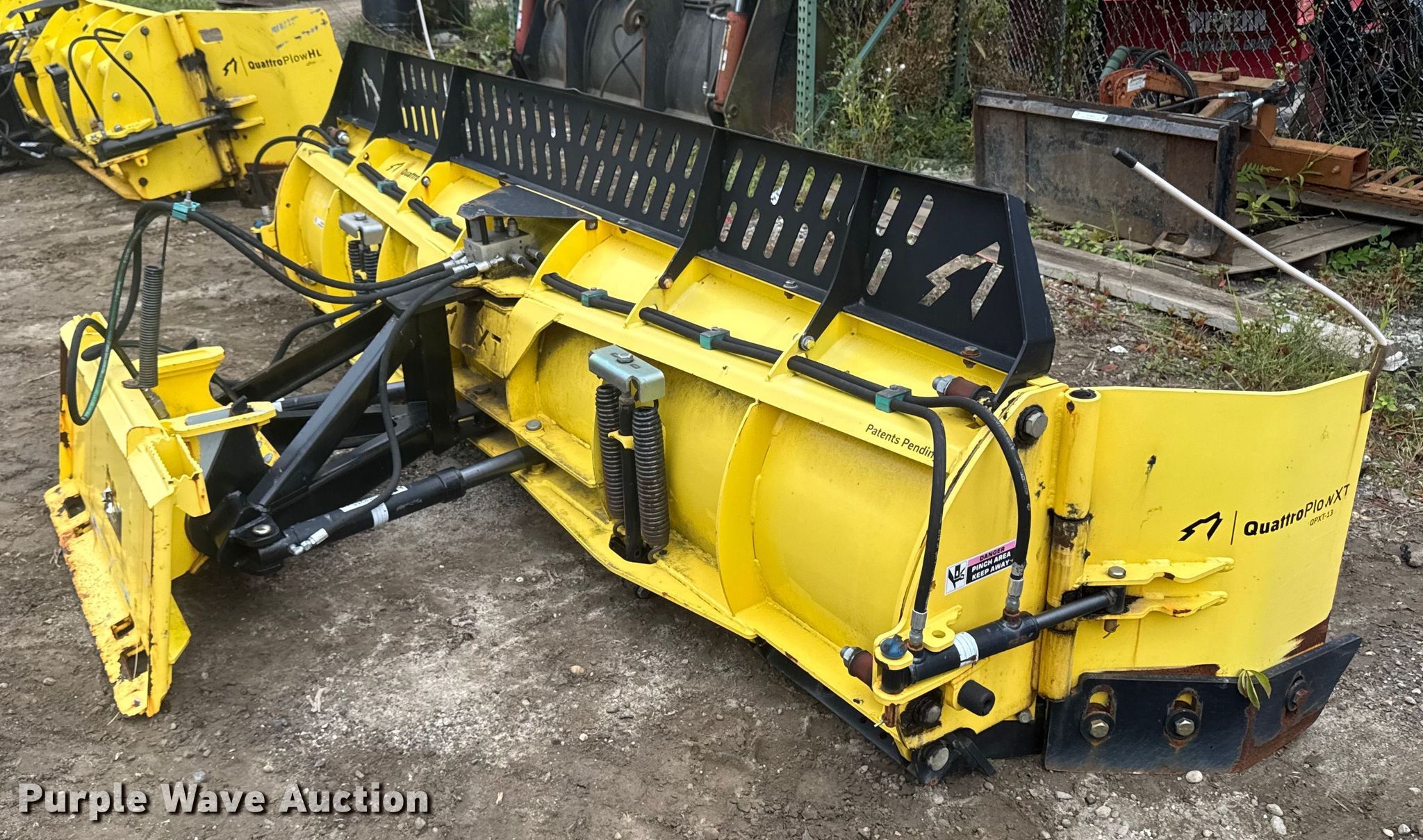 Snow wolf Quatro plow XT QPTX-13 skid steer snow pusher in Yaphank, NY ...