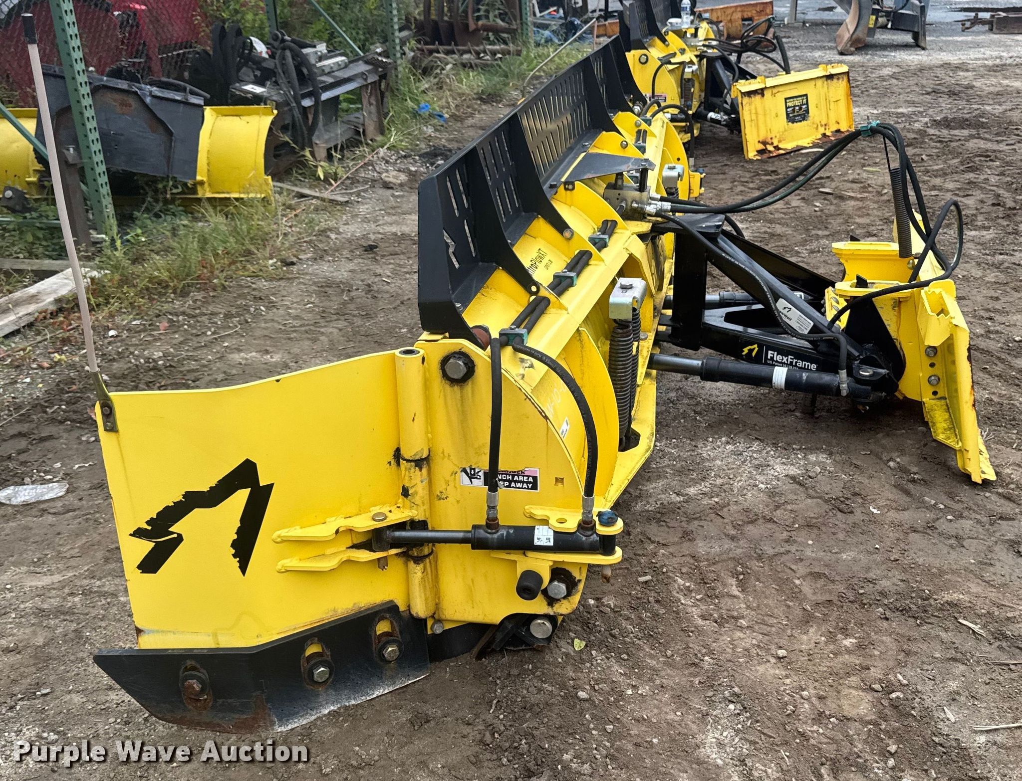 Snow wolf Quatro plow XT QPTX-13 skid steer snow pusher in Yaphank, NY ...