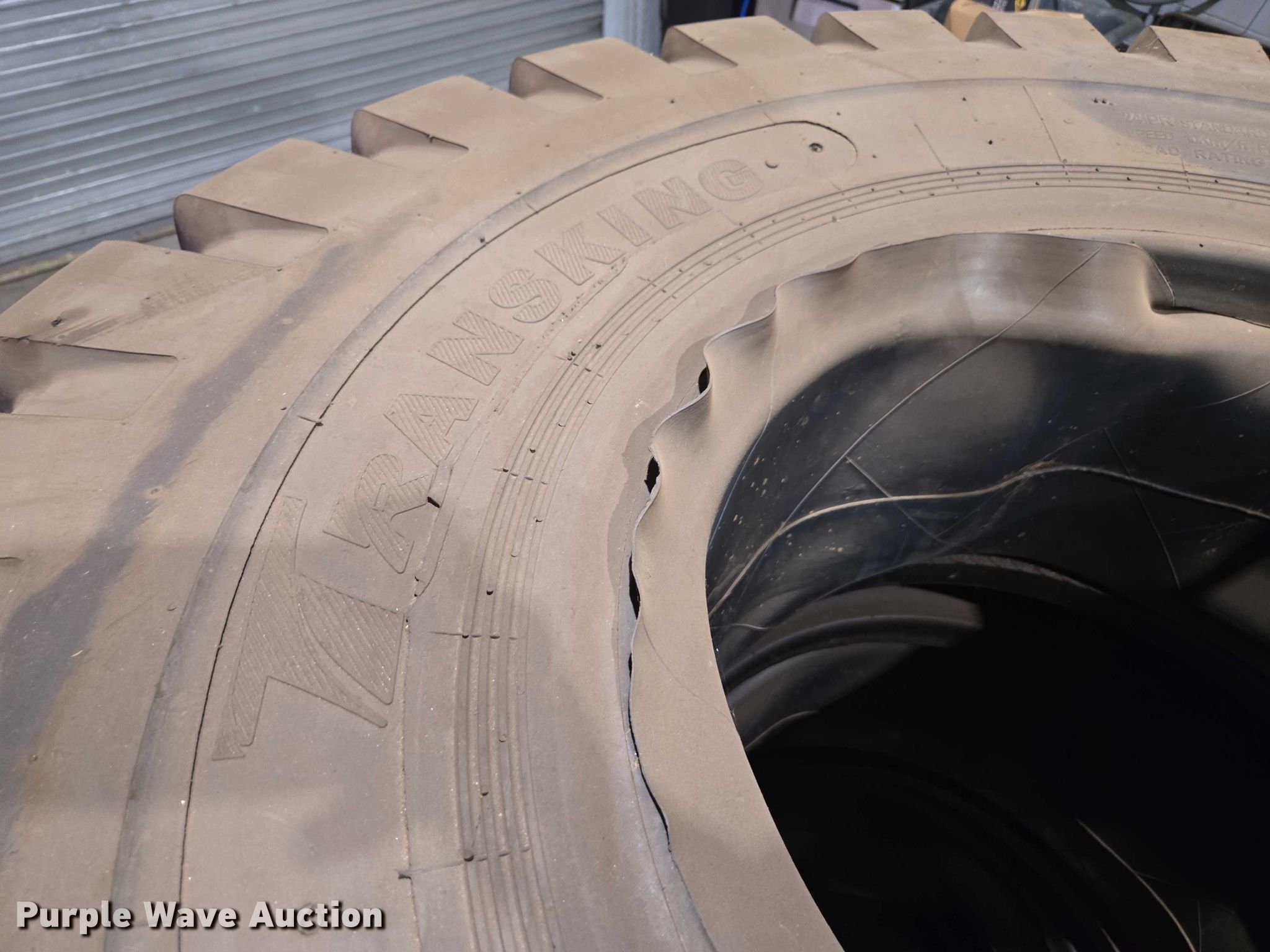 (4) Transking 20.5-25 tires in Yaphank, NY | Item EV4355 sold | Purple Wave