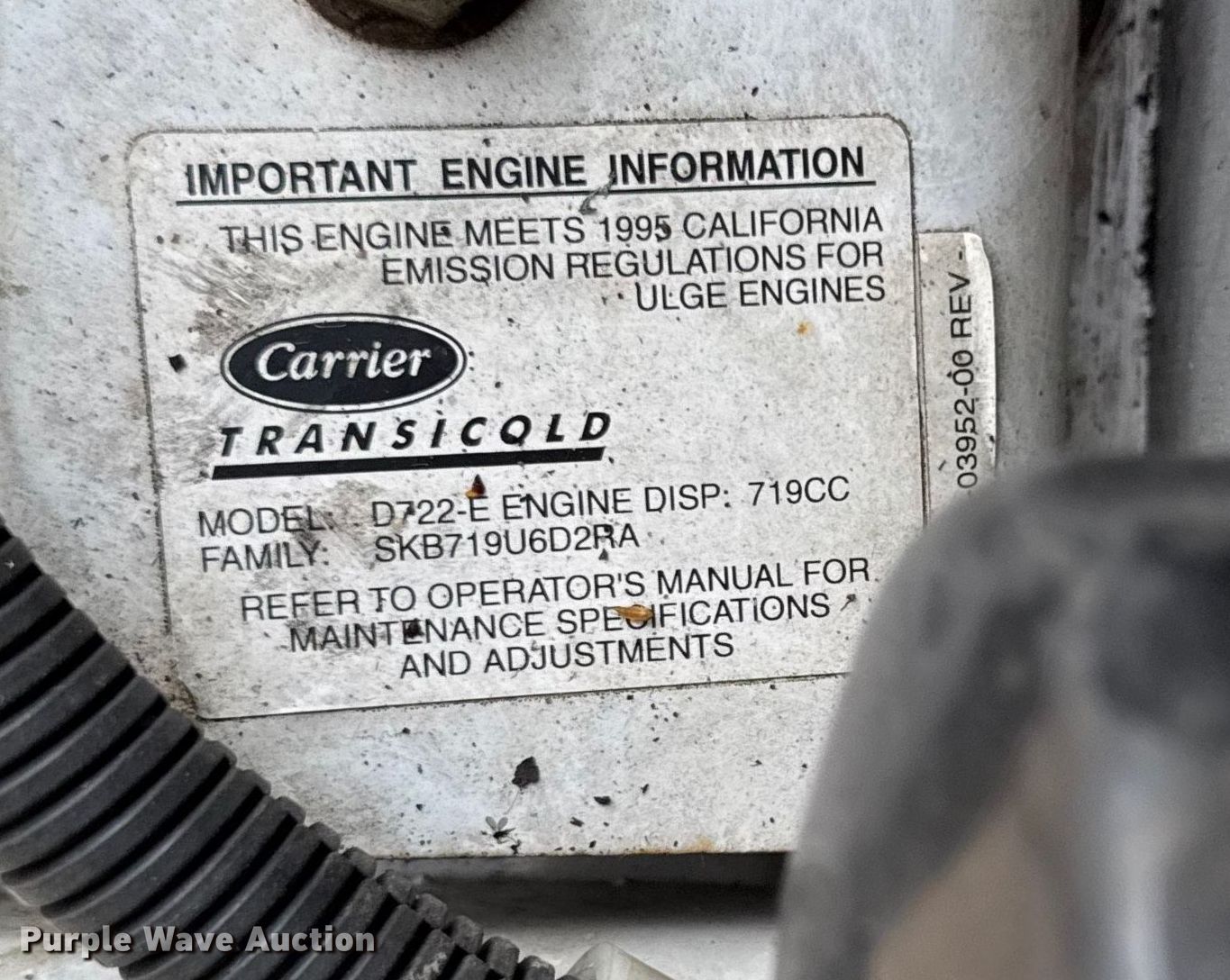 Carrier Supra 644 refrigeration unit in Waterloo, IA | Item EA1916 for ...