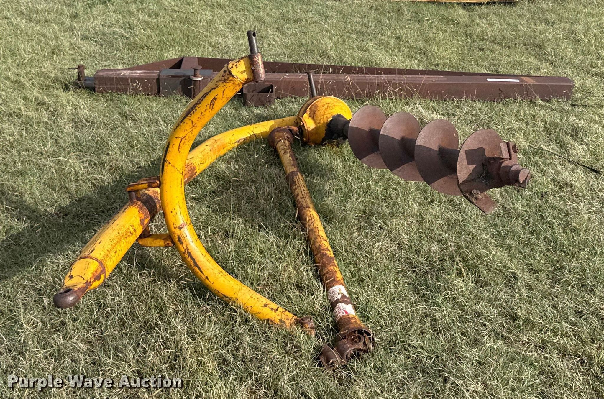 Post hole auger in WaKeeney, KS | Item EU6015 for sale | Purple Wave