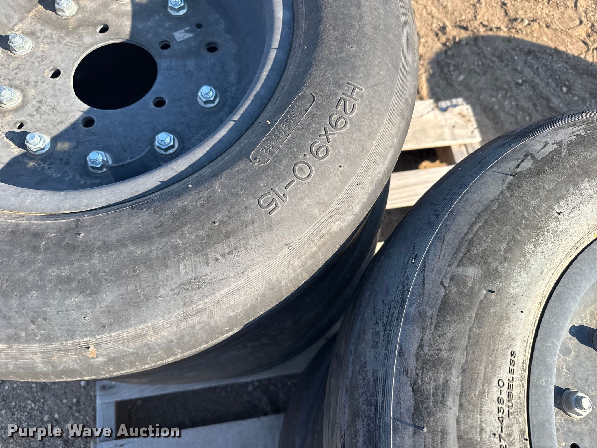 (6) H29x9.0-15 tires and wheels in Salina, KS | Item EU6051 sold ...