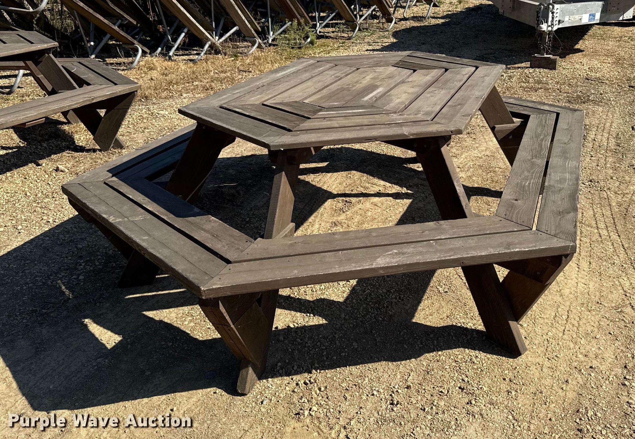 (2) picnic tables in Eldridge, IA | Item EM2381 sold | Purple Wave
