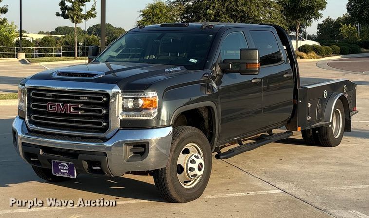 2018 GMC Sierra 3500HD Crew Cab flatbed pickup truck in Dallas, TX ...