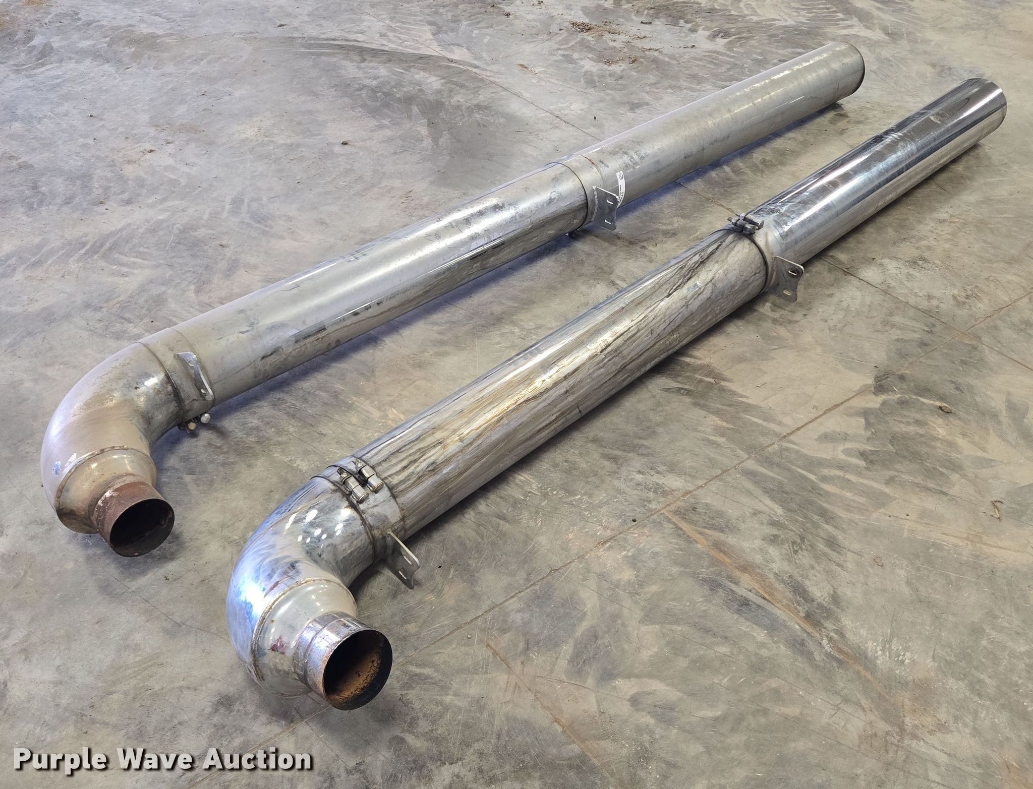 (2) exhaust stacks in Pukwana, SD | Item DY1423 for sale | Purple Wave