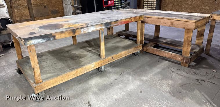 (2) work benches in Perry, IA | Item ED1543 sold | Purple Wave