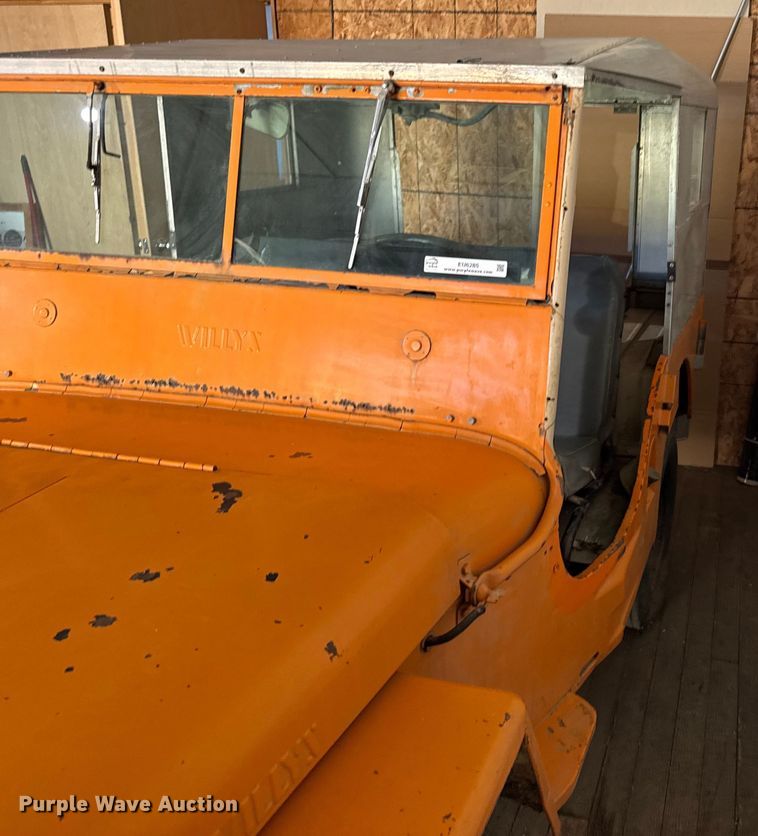 1946 Jeep CJA2 SUV in WILSON, KS | Item EU6285 for sale | Purple Wave