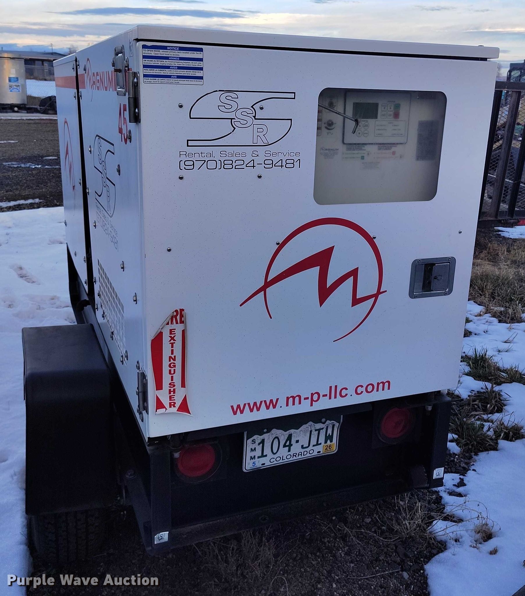 2013 Magnum MMG45 generator in Craig, CO | Item IH9376 for sale ...