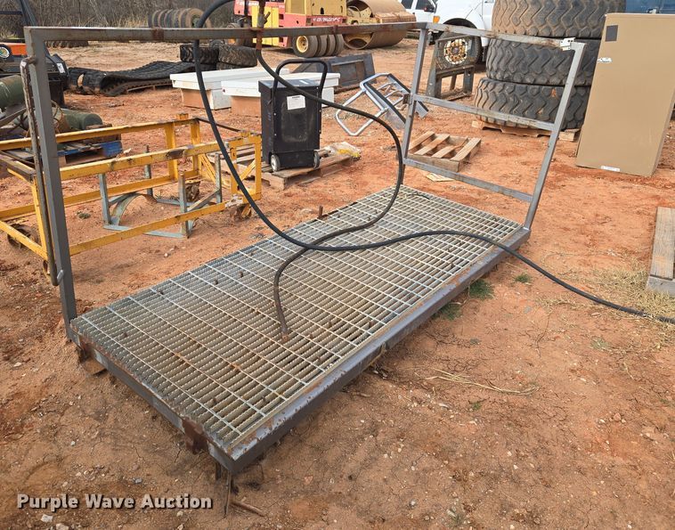 Catwalk with hand rail in Oklahoma City, OK | Item ET1030 sold | Purple ...
