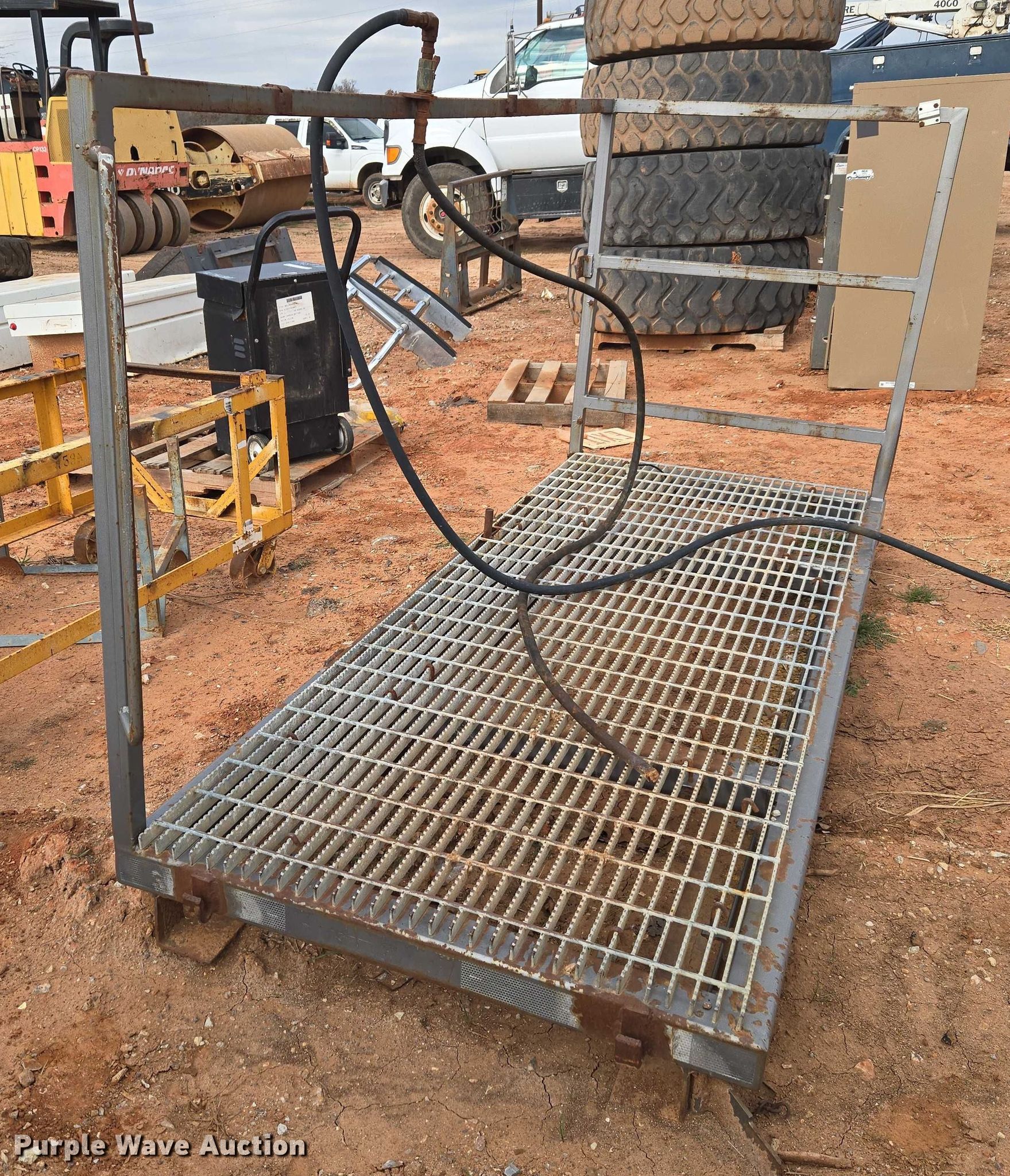 Catwalk with hand rail in Oklahoma City, OK | Item ET1030 sold | Purple ...