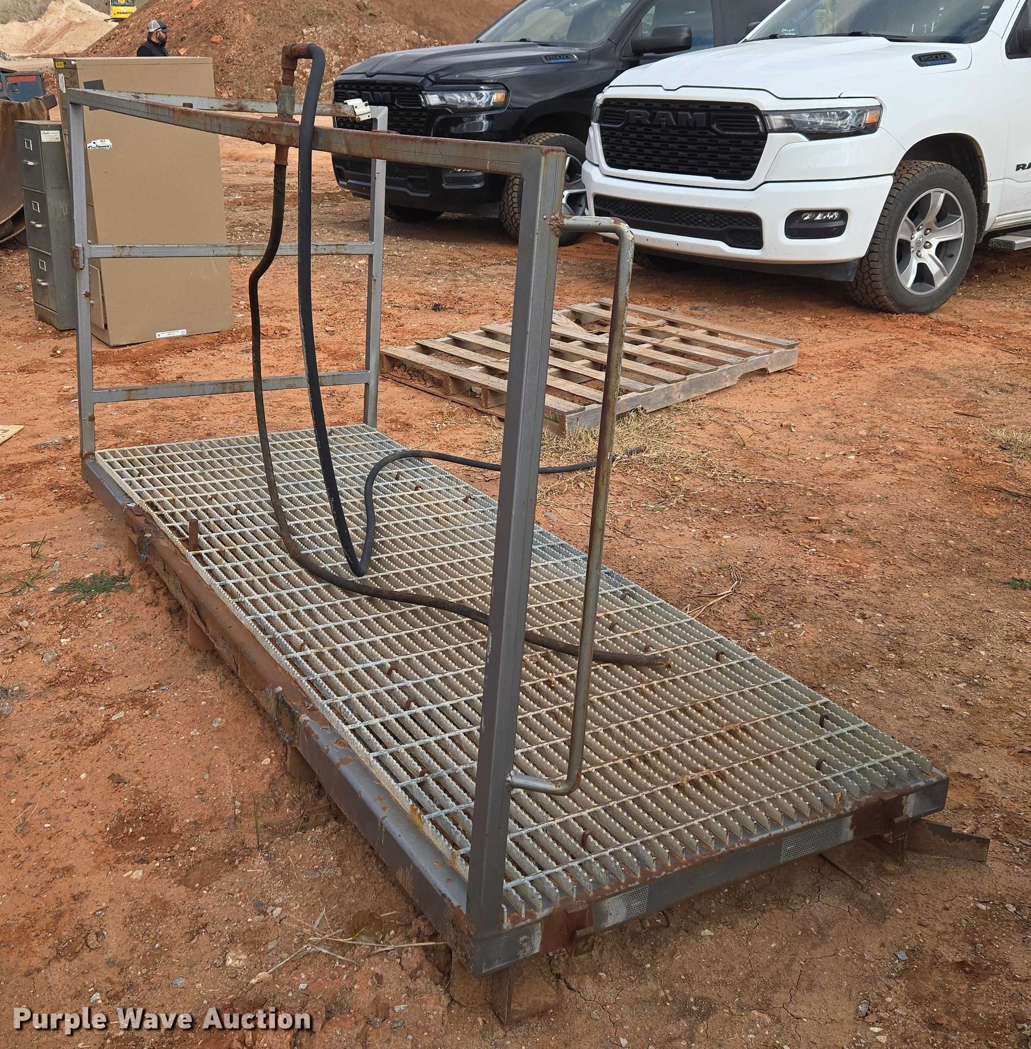 Catwalk with hand rail in Oklahoma City, OK | Item ET1030 sold | Purple ...