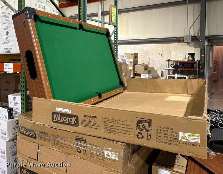 (5) Mizerak pool tables in Hutchinson, KS | Item EV6011 for sale ...