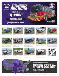 Vehicles and Equipment Auction | Items For Sale | 6-3-2026 | Purple Wave