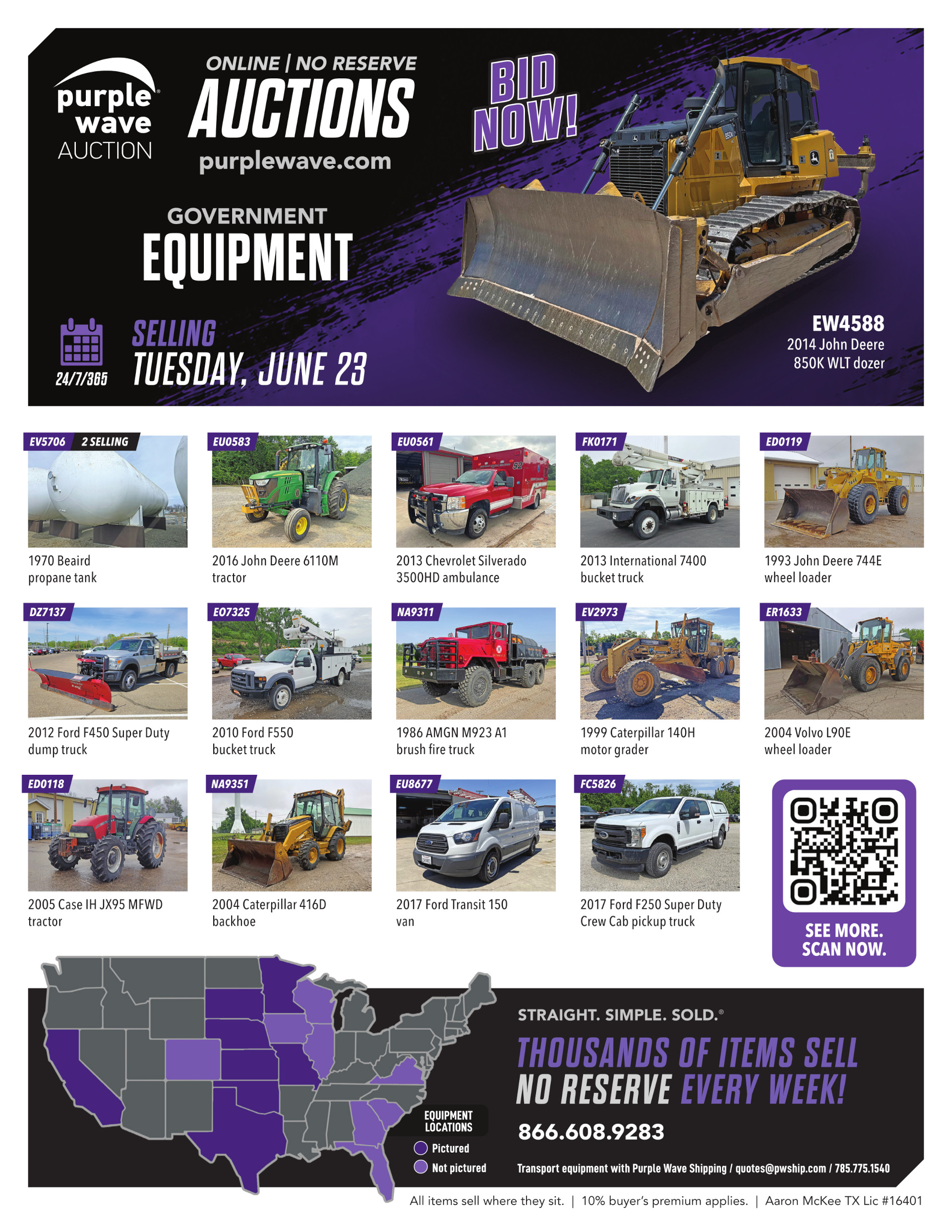 Government Auction | Items For Sale | 6-23-2026 | Purple Wave
