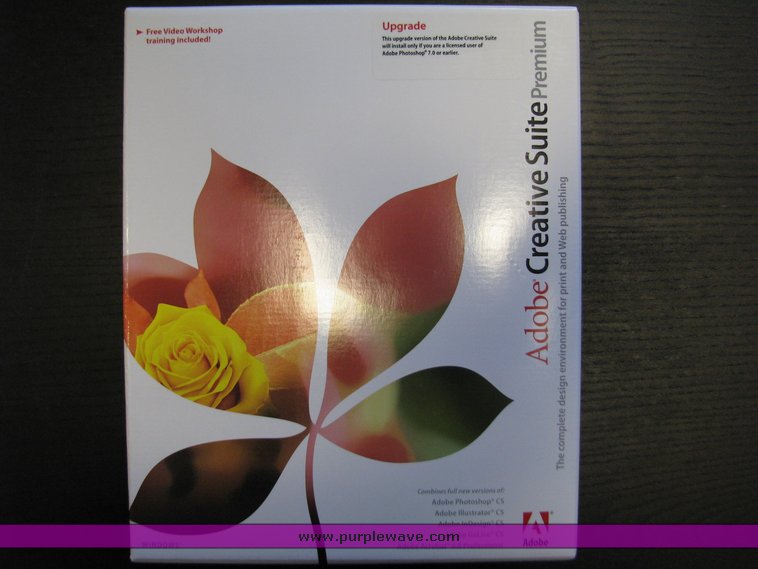 (2) Adobe Creative Suite Premium Upgrades in Carson City, NV | Item 6423 sold | Purple Wave