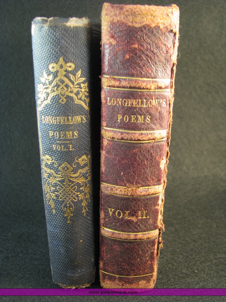 Longfellow book of poems in Carson City, NV | Item 2182 sold | Purple Wave