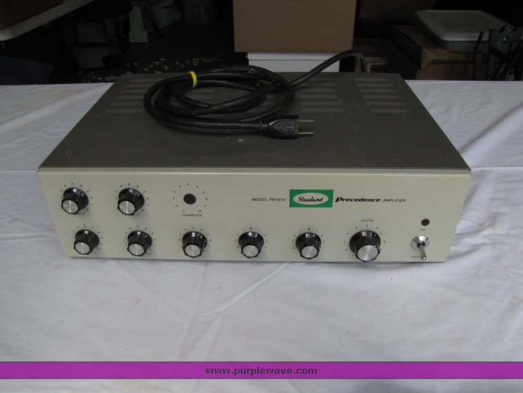 (1) amplifier in Carson City, NV | Item 2248 sold | Purple Wave